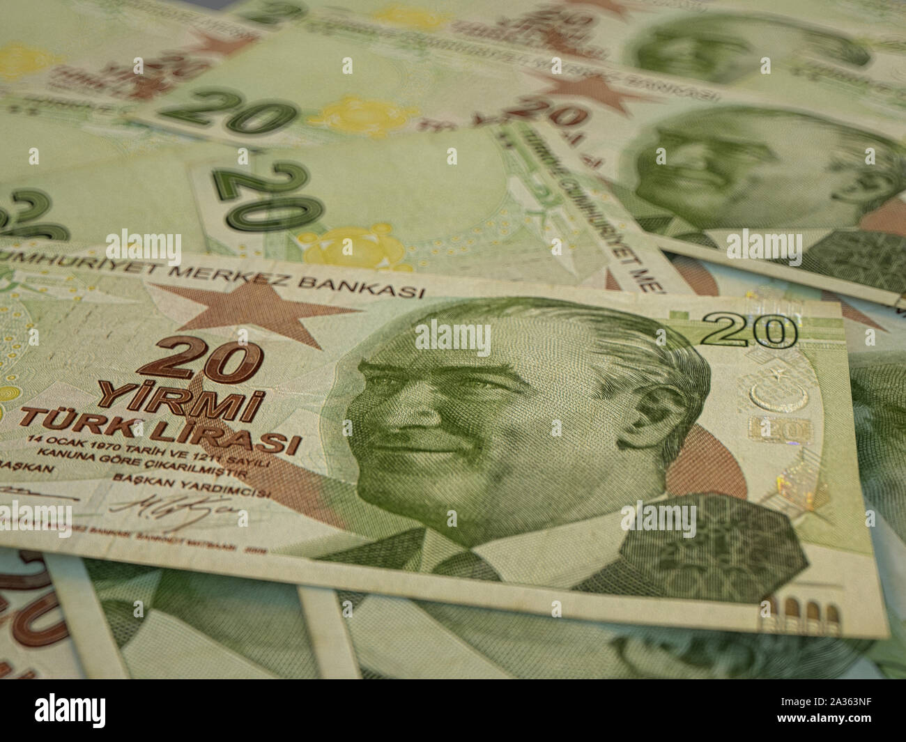 TRY. Turkish currency. Money of Turkey business background. Turkish ...