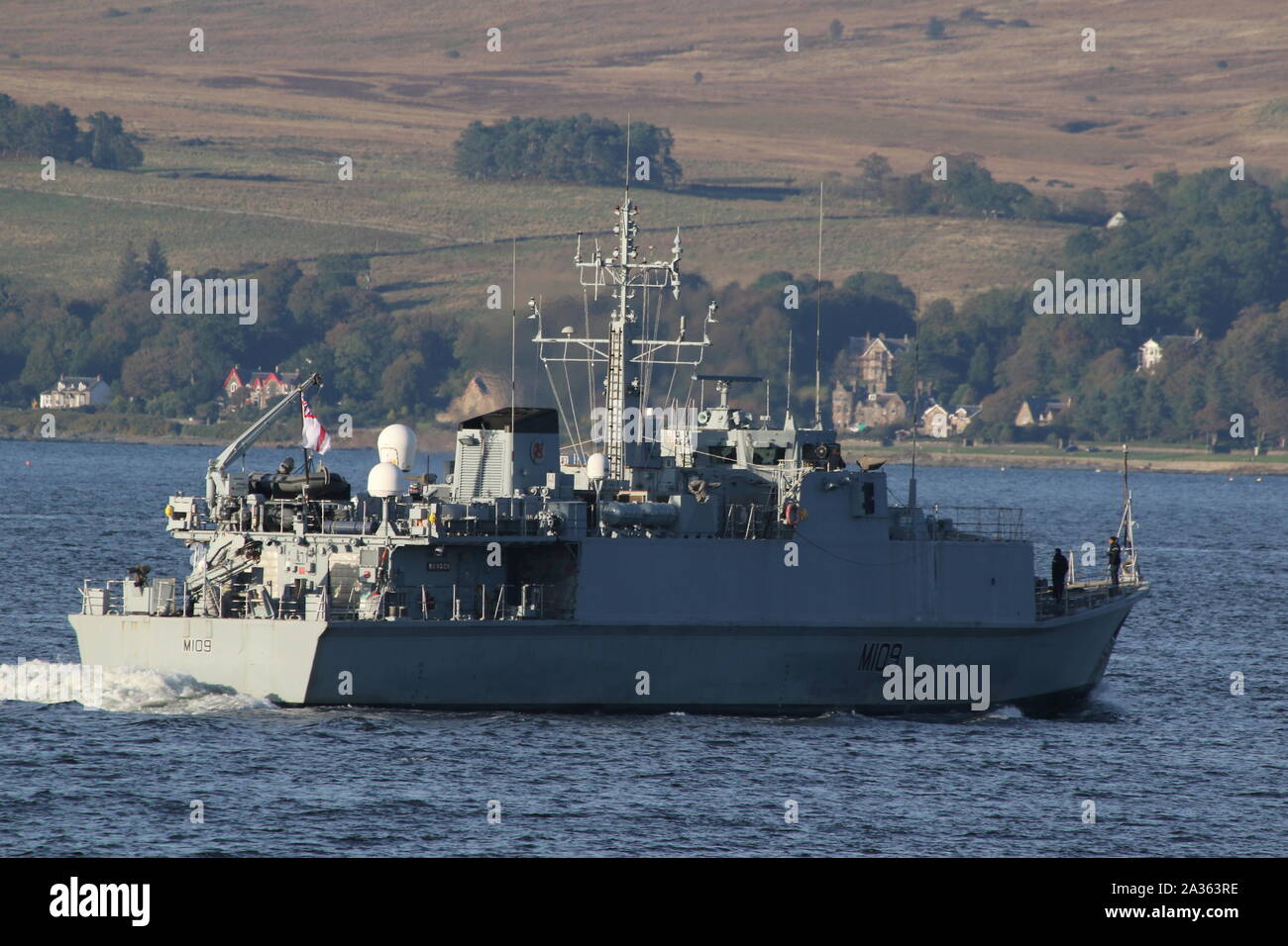 HMS Bangor (M109), a Sandown-class minehunter operated by the Royal ...