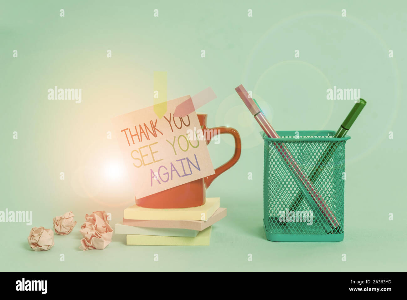 Word writing text Thank You See You Again. Business photo showcasing ...