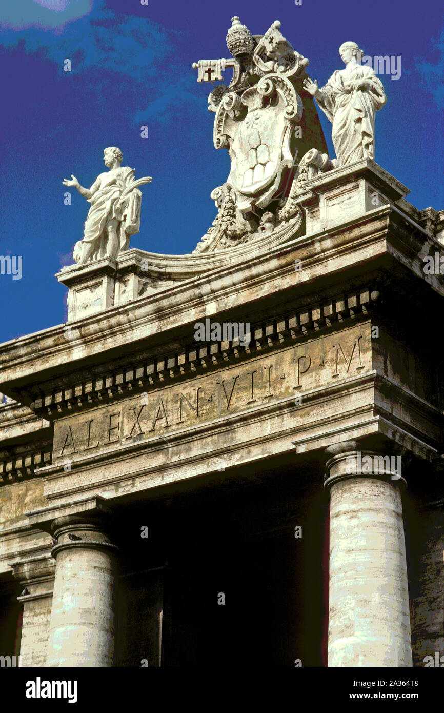 Rome, Italy, Vatican statues Stock Photo - Alamy