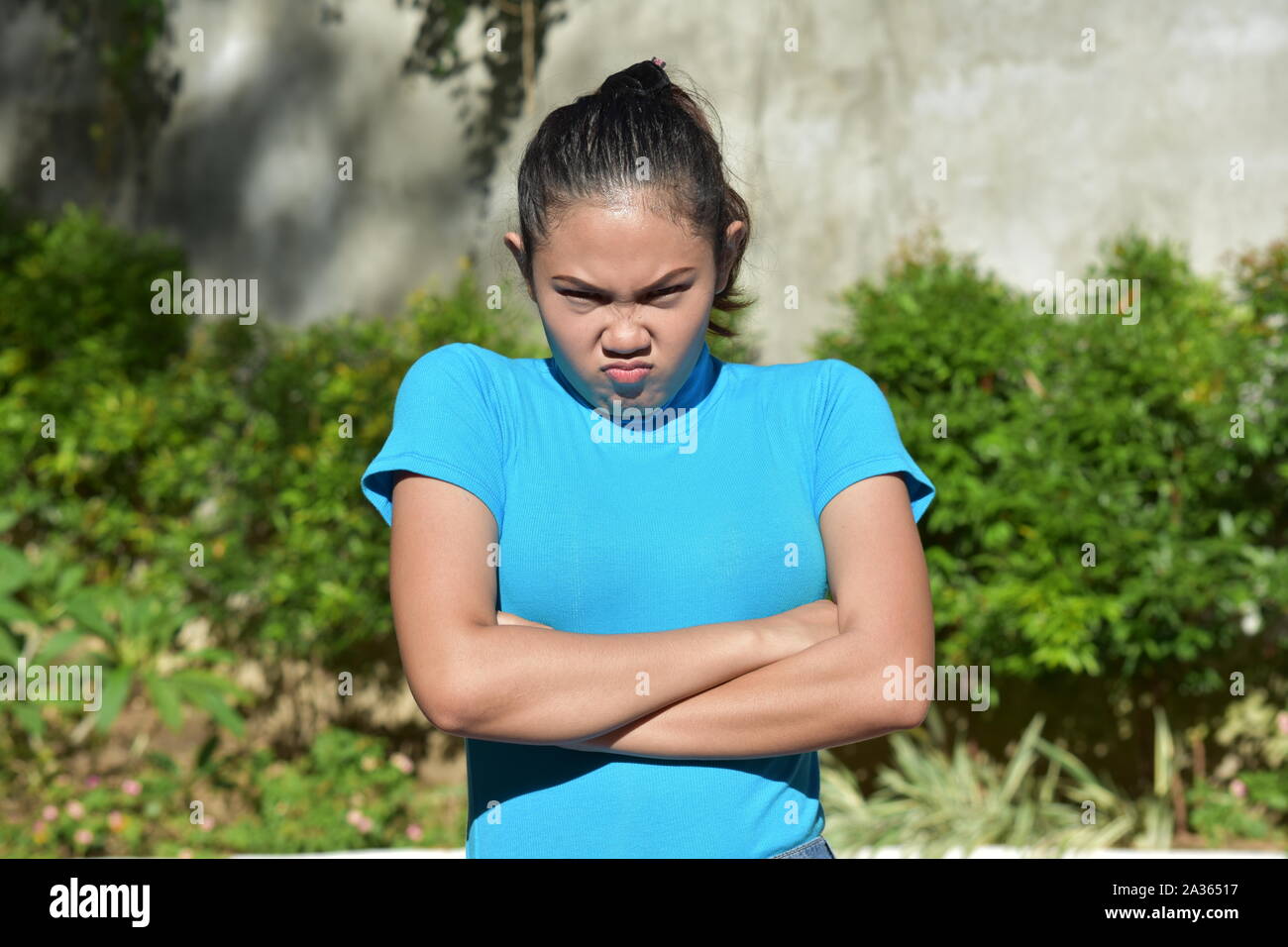 An A Stubborn Diverse Person Stock Photo - Alamy