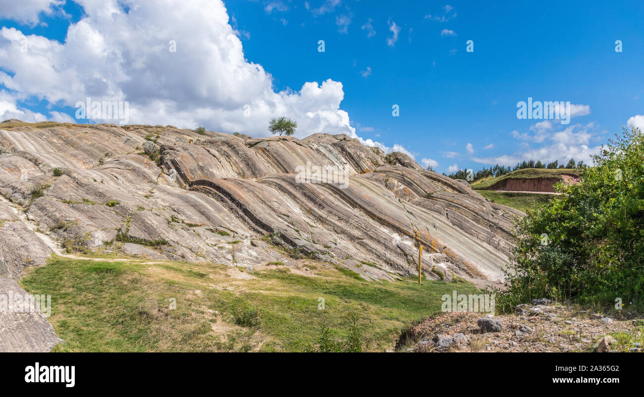Sacsayhuaman rock formations at Cusco, Peru Stock Photo - Alamy