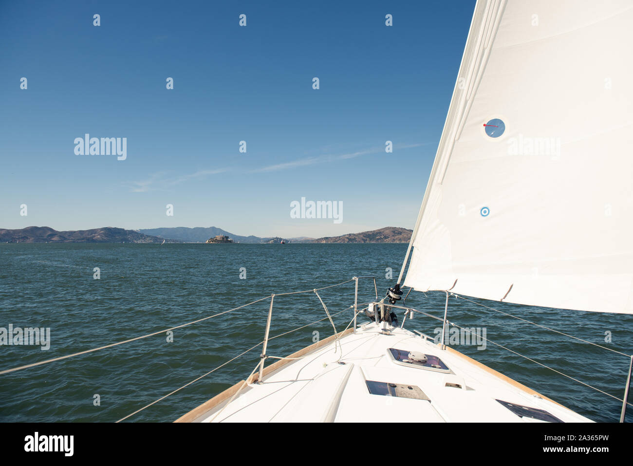 Boating in the Bay near San Francisco Stock Photo - Alamy