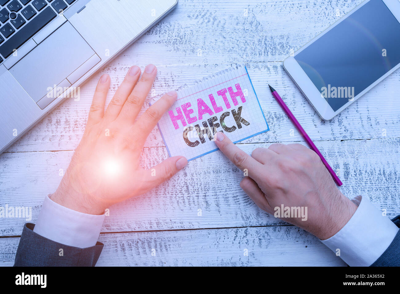 Text sign showing Health Check. Business photo showcasing thorough ...