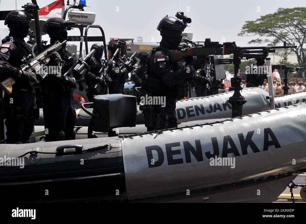 Jakarta, Indonesia. 5th Oct, 2019. Indonesia's military vehicles during ...