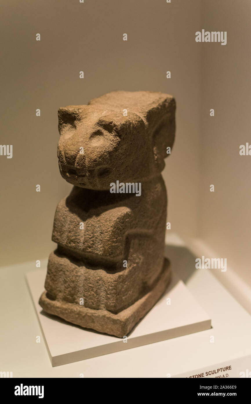 Cusco, Peru - 05/24/2019: Pre Colombian Art Museum figurine artifact in ...
