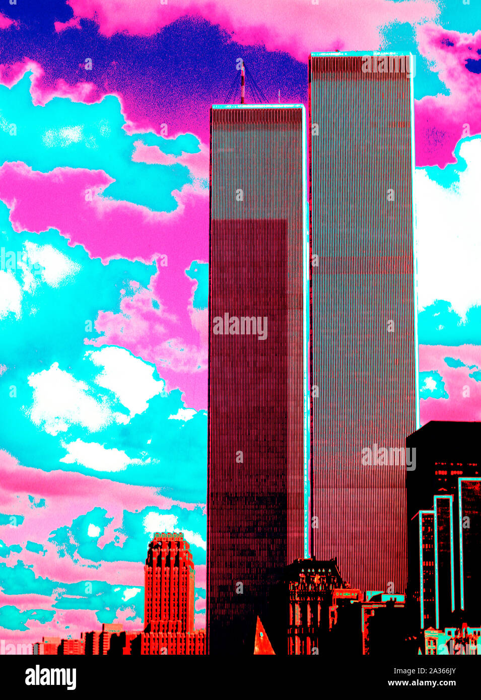 World trade center before 9/11 Stock Photo - Alamy
