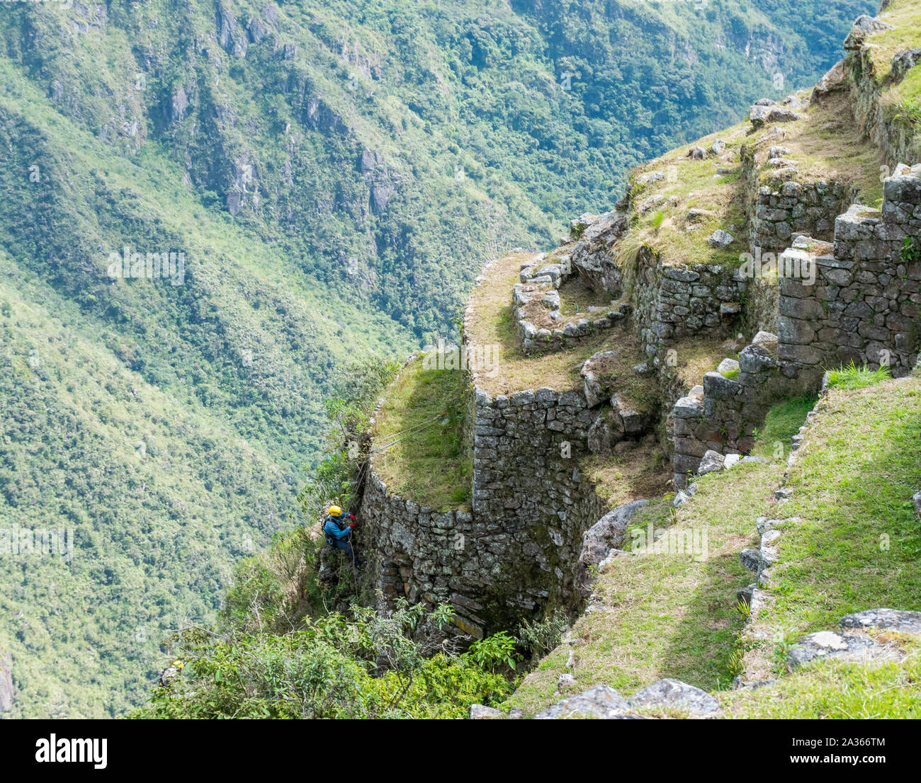 Machu Picchu, Peru - 05/21/2019: The workers at the Inca site of Machu ...