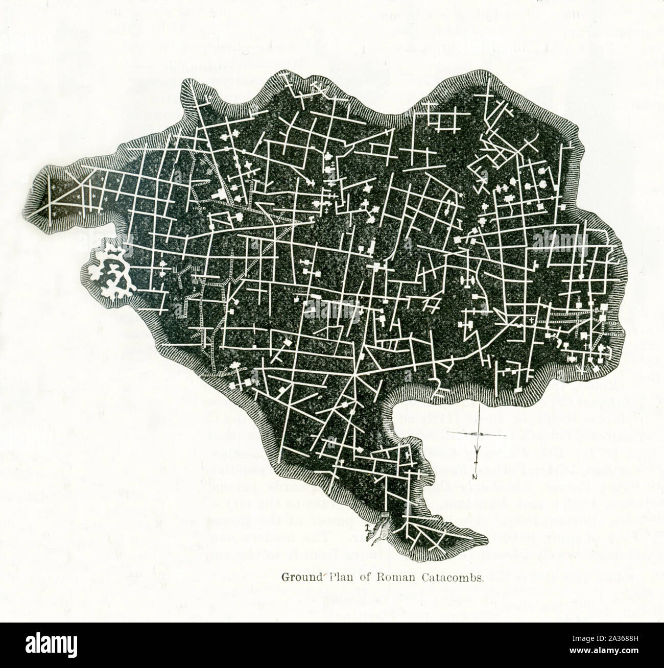 Christian catacombs map rome hi-res stock photography and images - Alamy