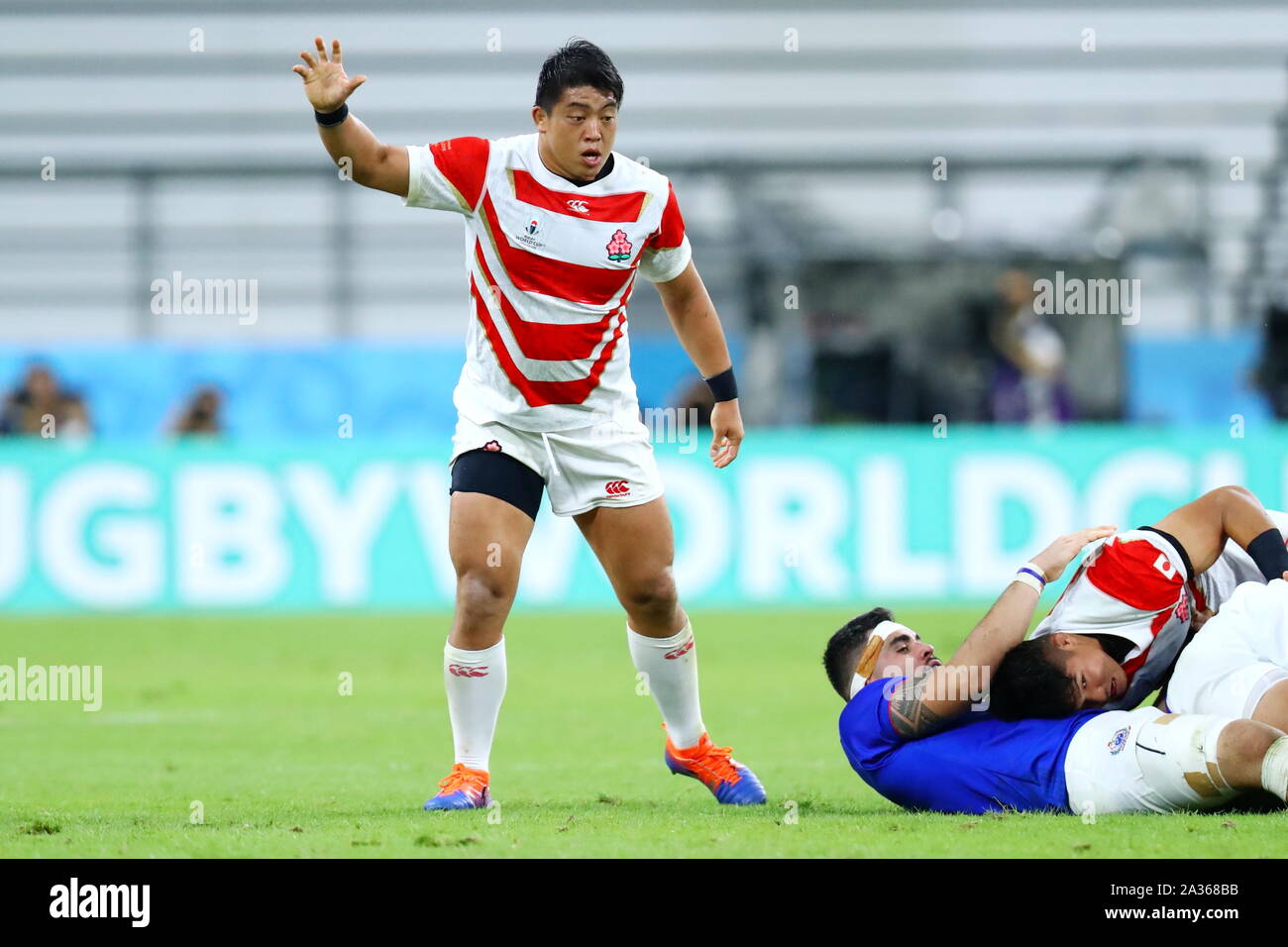 Toyota, Aichi, Japan. 5th Oct, 2019. Atsushi Sakate (JPN) Rugby : 2019 ...