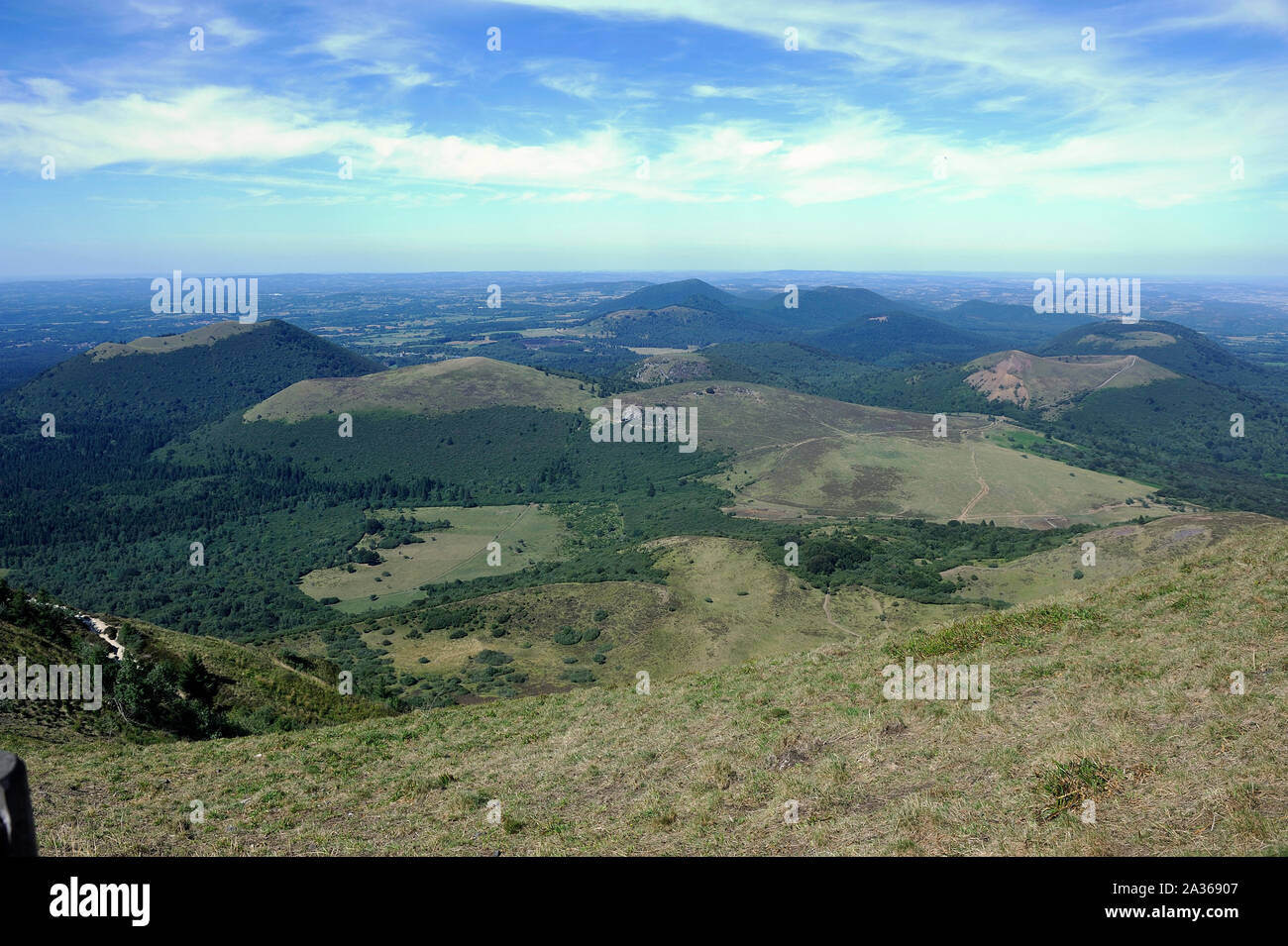 Auvergne Volcanoes Regional Nature Park High Resolution Stock ...