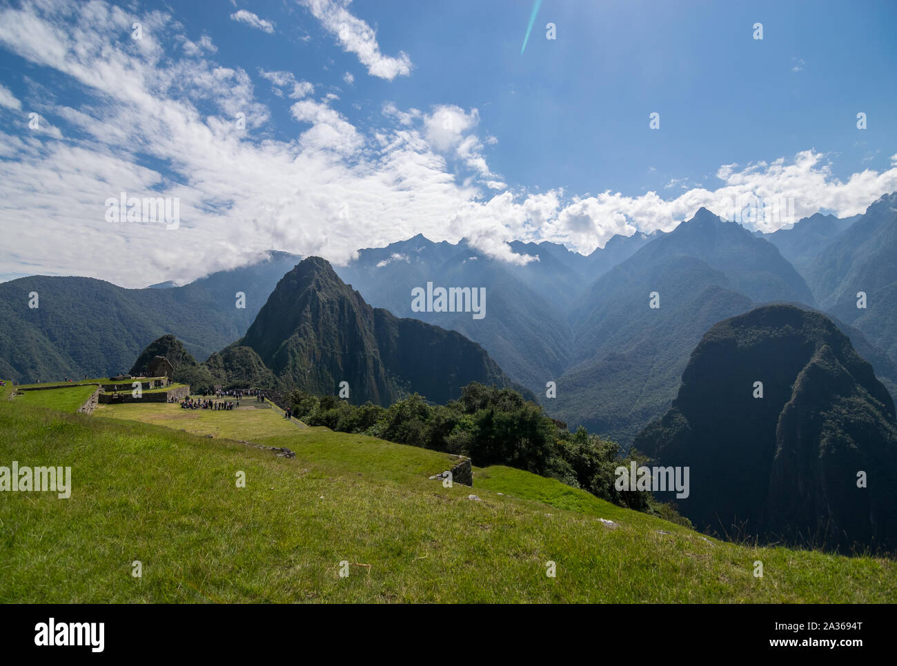 Machu Picchu, Peru - 05/21/2019: Inca site of Machu Picchu and the ...