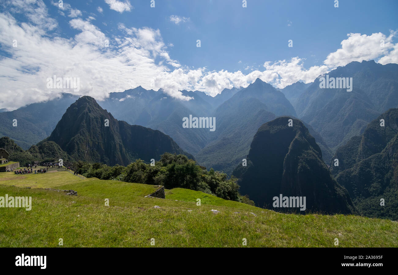Machu Picchu, Peru - 05/21/2019: Inca site of Machu Picchu and the ...