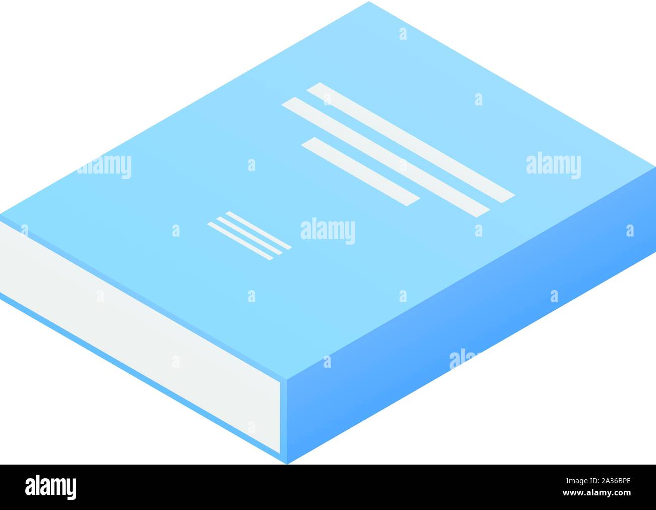 Blue book icon, isometric style Stock Vector Image & Art - Alamy