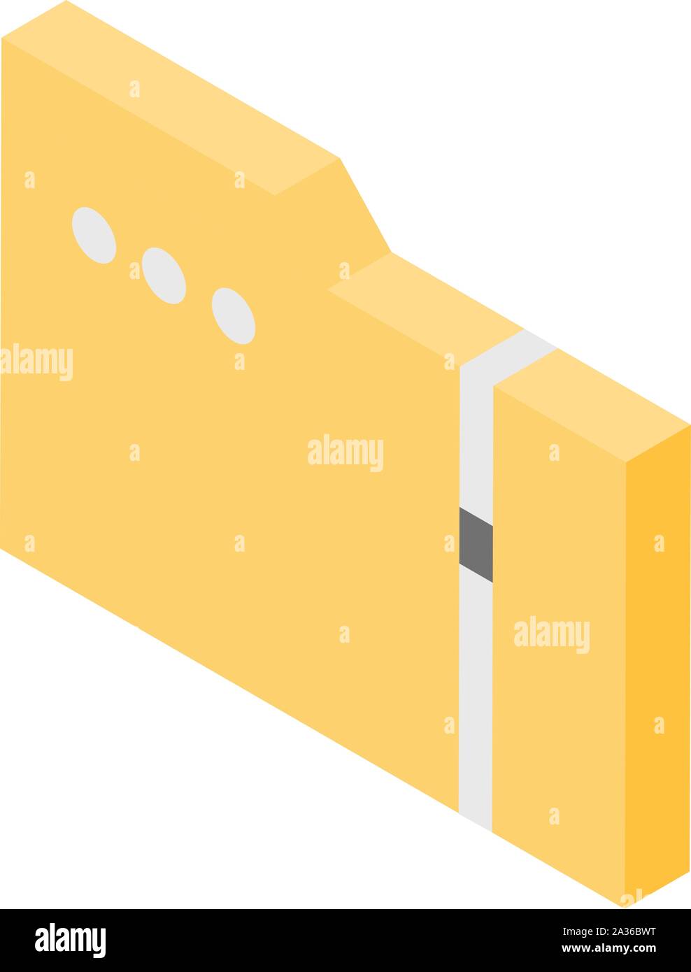 File folder icon, isometric style Stock Vector Image & Art - Alamy