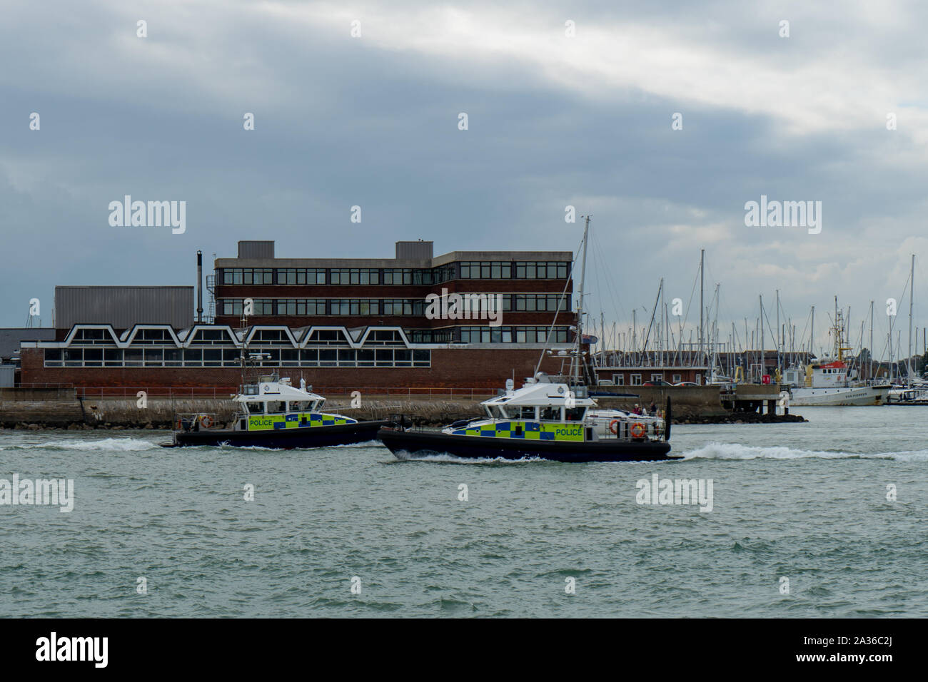 Harbor patrol boats hi-res stock photography and images - Alamy