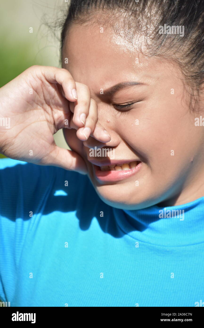 Person tears women hi-res stock photography and images - Alamy