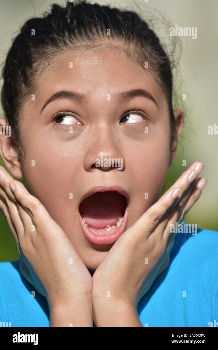 Surprised youthful diverse person hi-res stock photography and images ...
