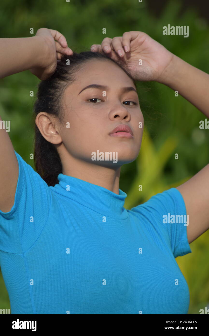 Portrait attractive female posing hi-res stock photography and images ...