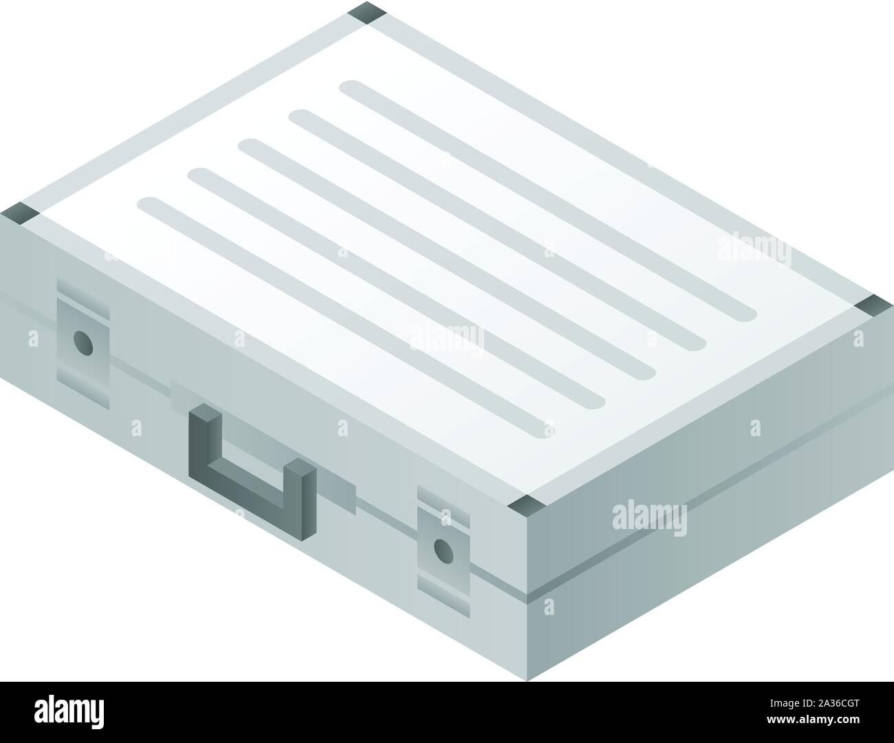Metal money case icon, isometric style Stock Vector Image & Art - Alamy