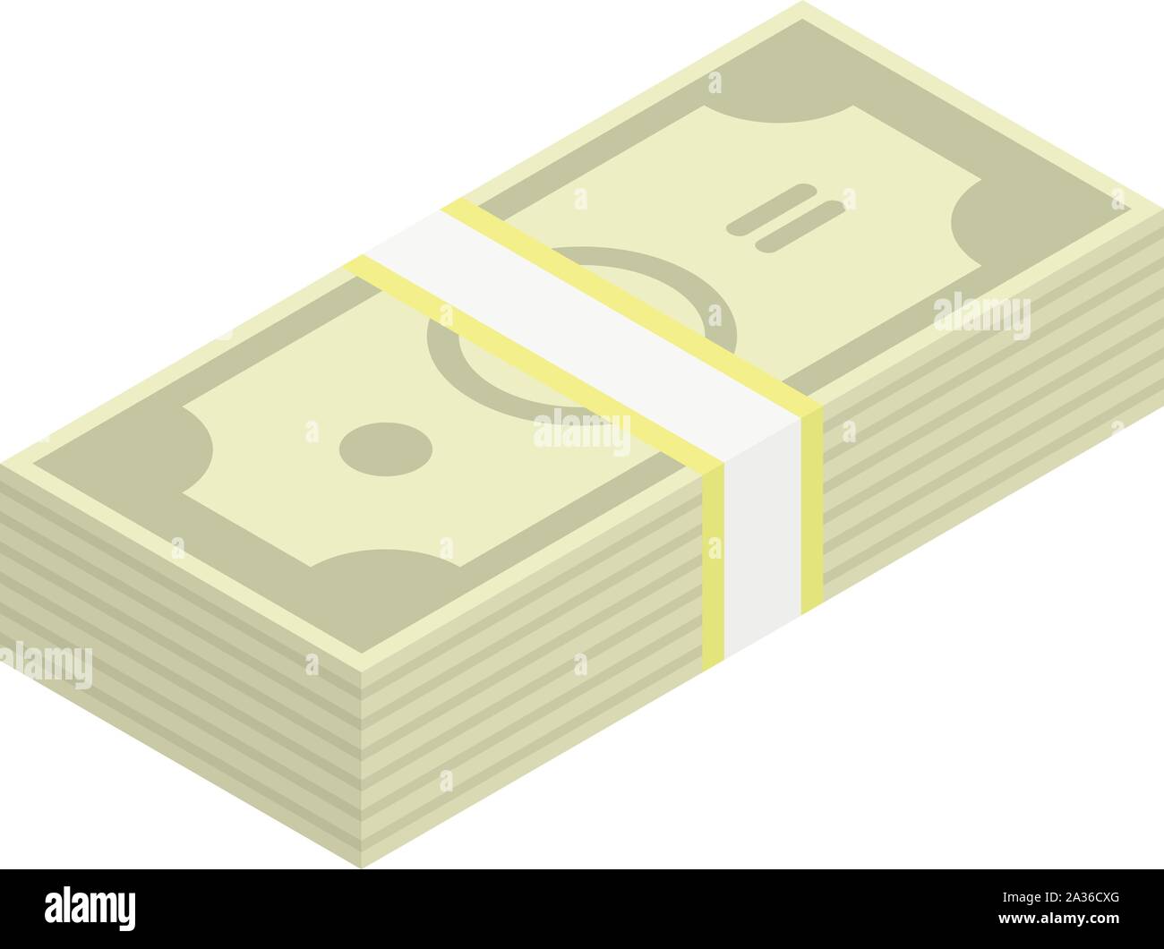 Dollar pack icon, isometric style Stock Vector Image & Art - Alamy