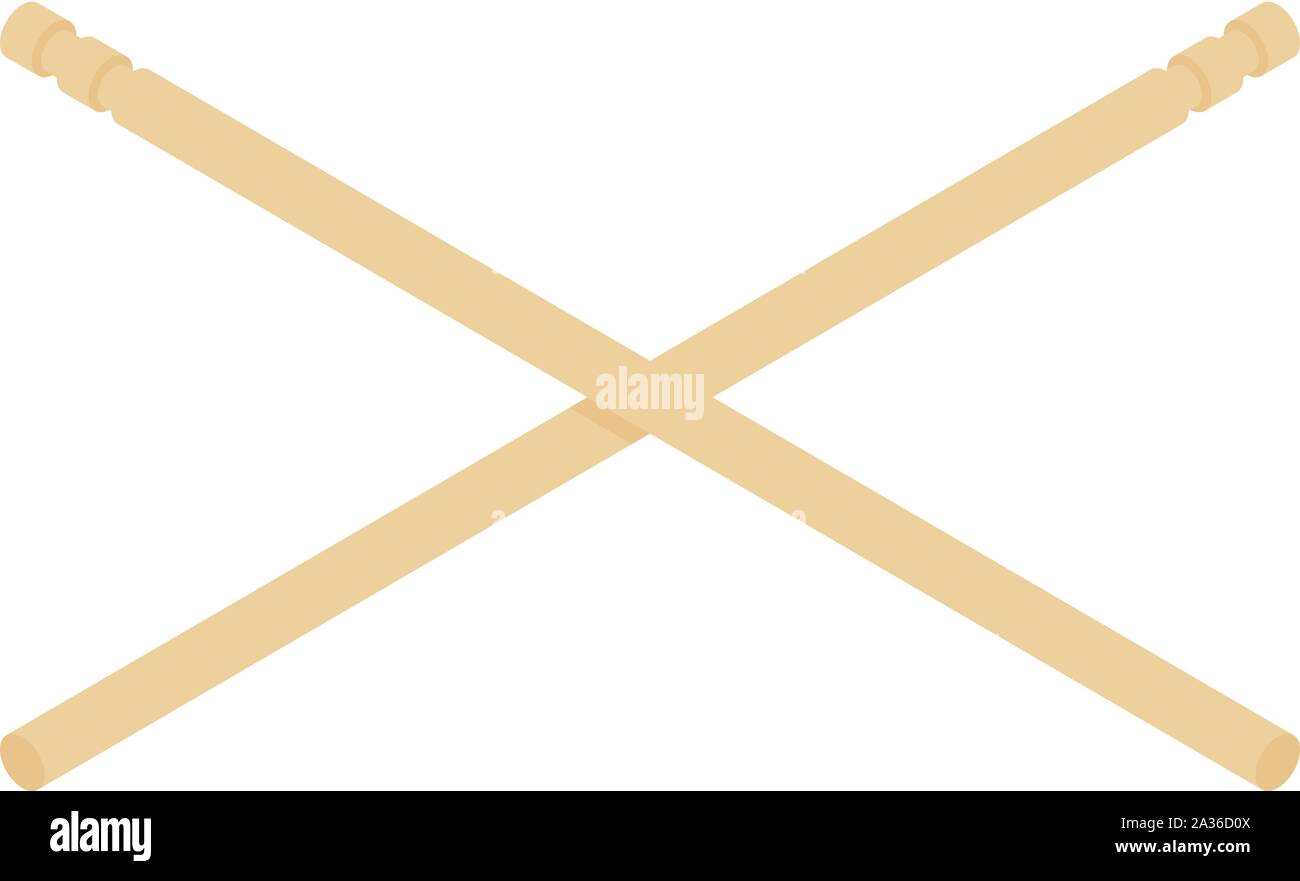 Wooden chopsticks icon cartoon hi-res stock photography and images - Alamy