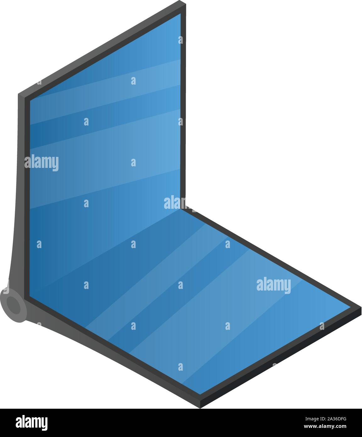 Modern flexible phone icon, isometric style Stock Vector Image & Art ...