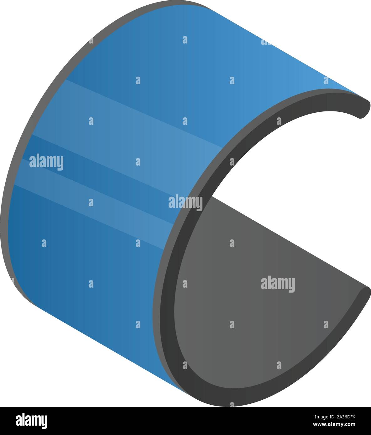 Flexible display phone icon, isometric style Stock Vector Image & Art ...