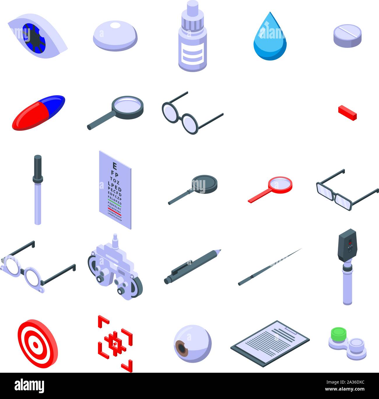Eye screening Stock Vector Images - Alamy