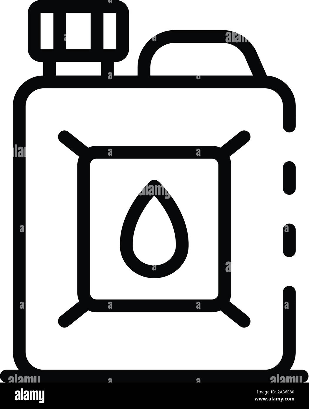 Fuel canister icon, outline style Stock Vector Image & Art - Alamy