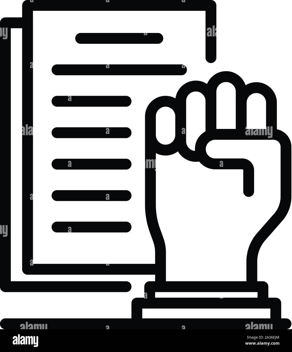 Giving statement Stock Vector Images - Alamy