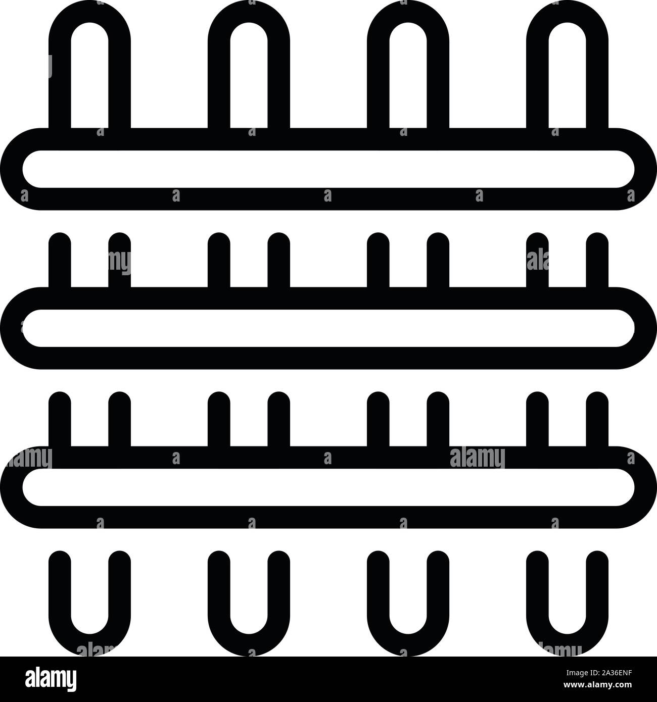 Inside prison bars Stock Vector Images - Alamy
