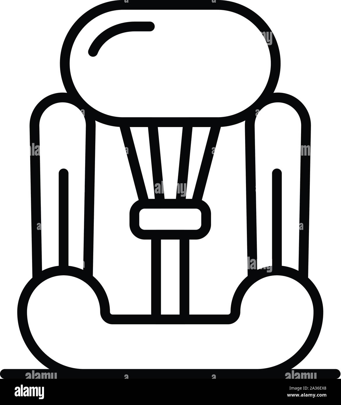 Classic baby car seat icon, outline style Stock Vector Image & Art - Alamy
