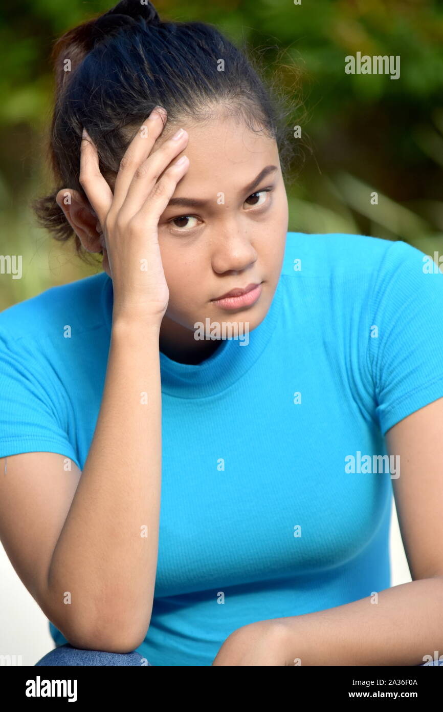 Portrait Of An Attractive Asian Female Stock Photo - Alamy
