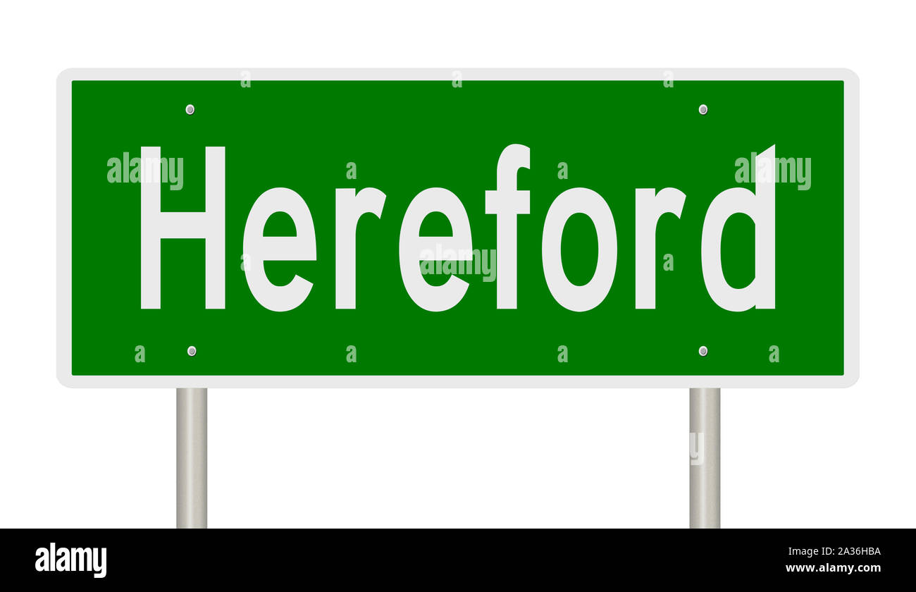 City of hereford sign Cut Out Stock Images & Pictures - Alamy