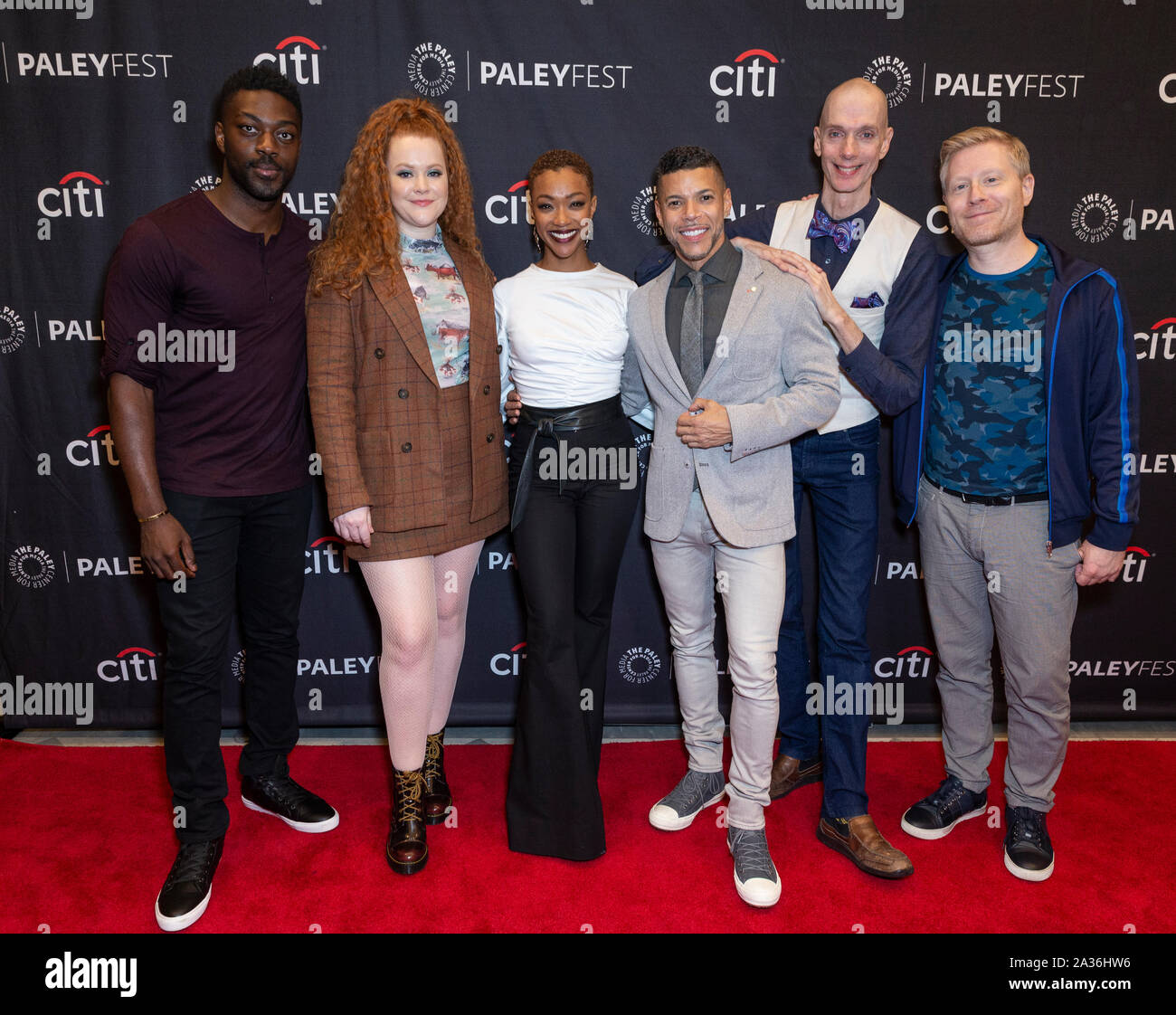 New York, NY - October 5, 2019: Cast attends PaleyFest Star Trek ...
