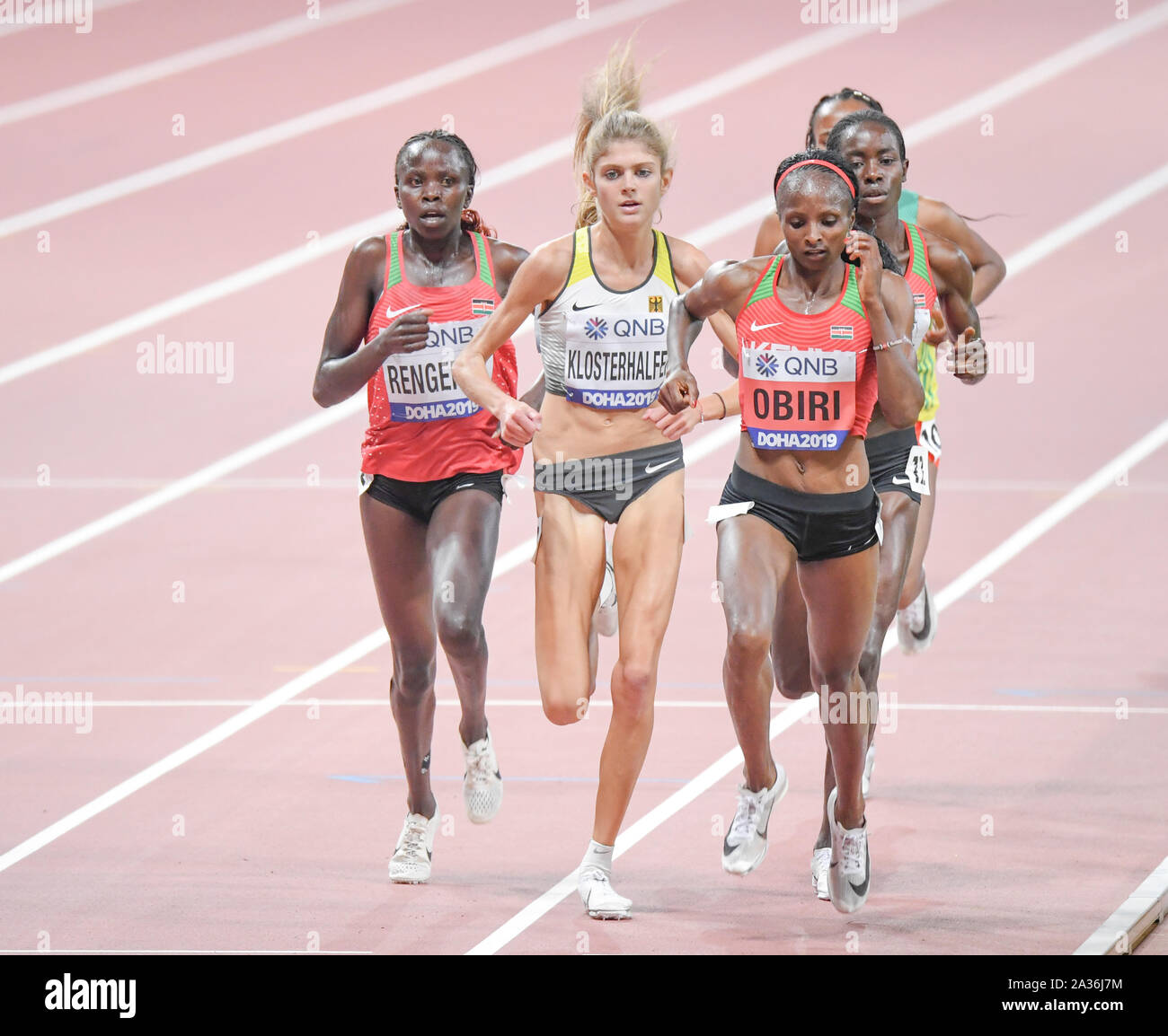 Hellen Obiri (Kenya), Konstanze Klosterhalfen (Germany), Lilian Kasait ...