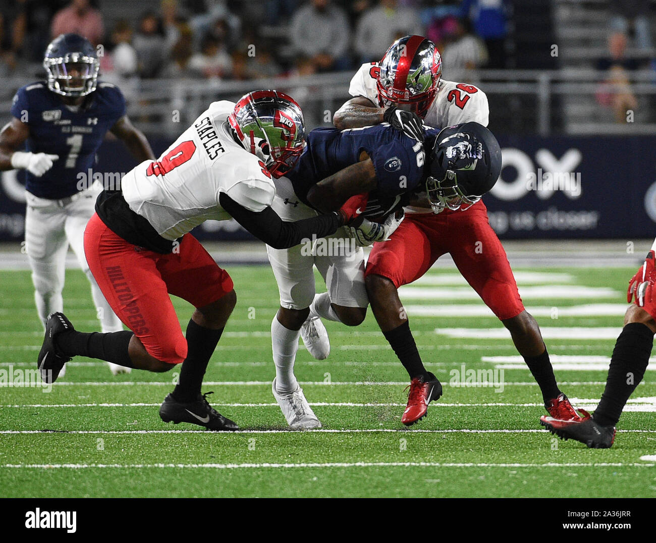 October 5, 2019: Old Dominion Monarchs wide receiver Aaron Moore (16 ...