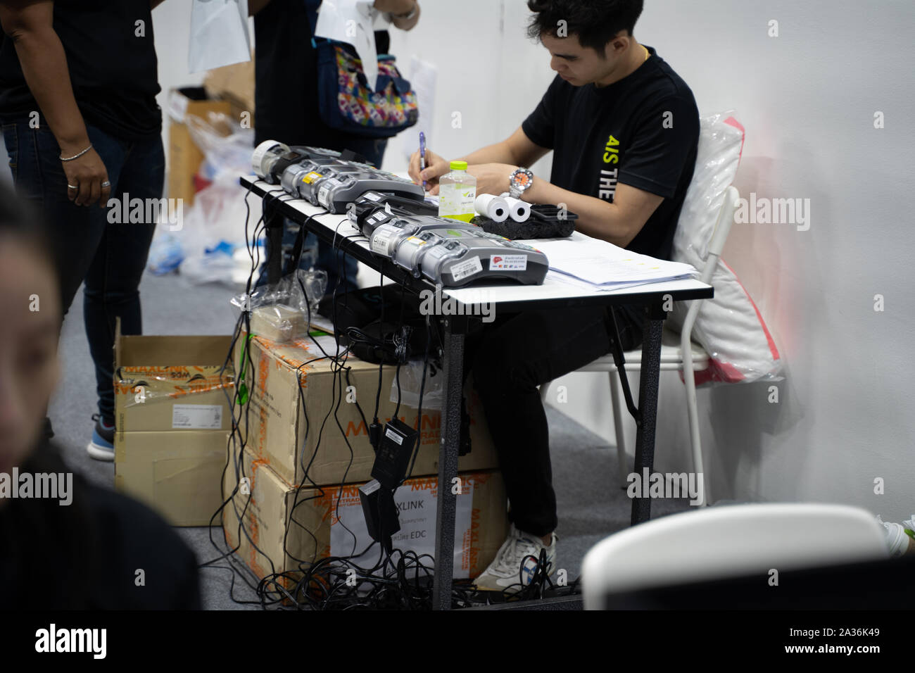 Trade show booth in thailand hi-res stock photography and images - Alamy