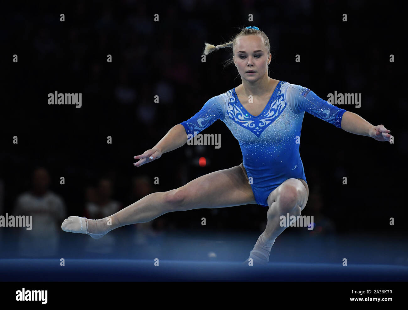 Stuttgart, Germany. 5th Oct, 2019. Angelina Melnikova of Russia ...