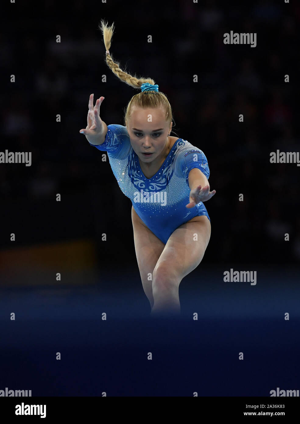 Stuttgart, Germany. 5th Oct, 2019. Angelina Melnikova of Russia ...