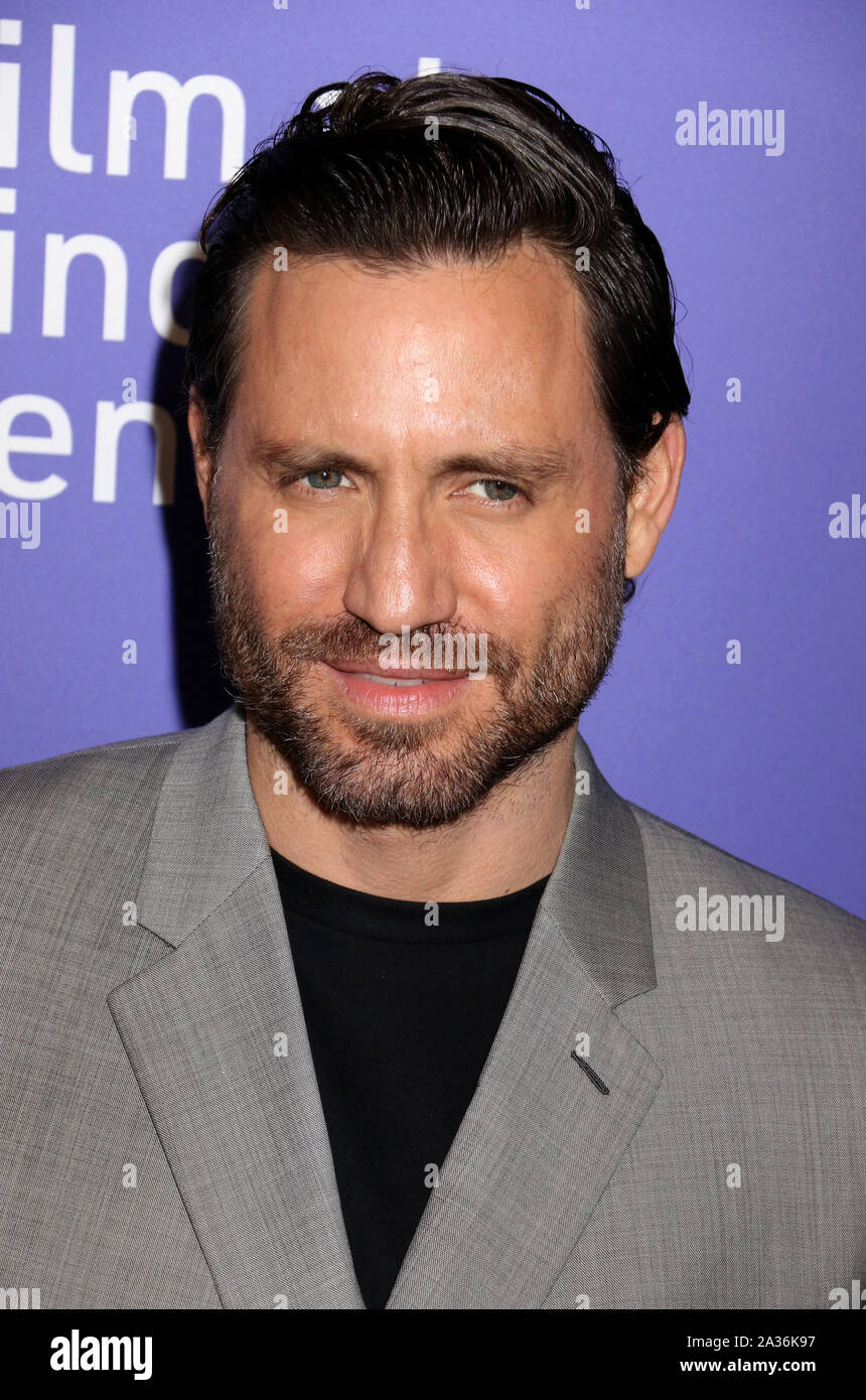 October 5, 2019, New York, New York, USA: Actor EDGAR RAMIREZ attends ...