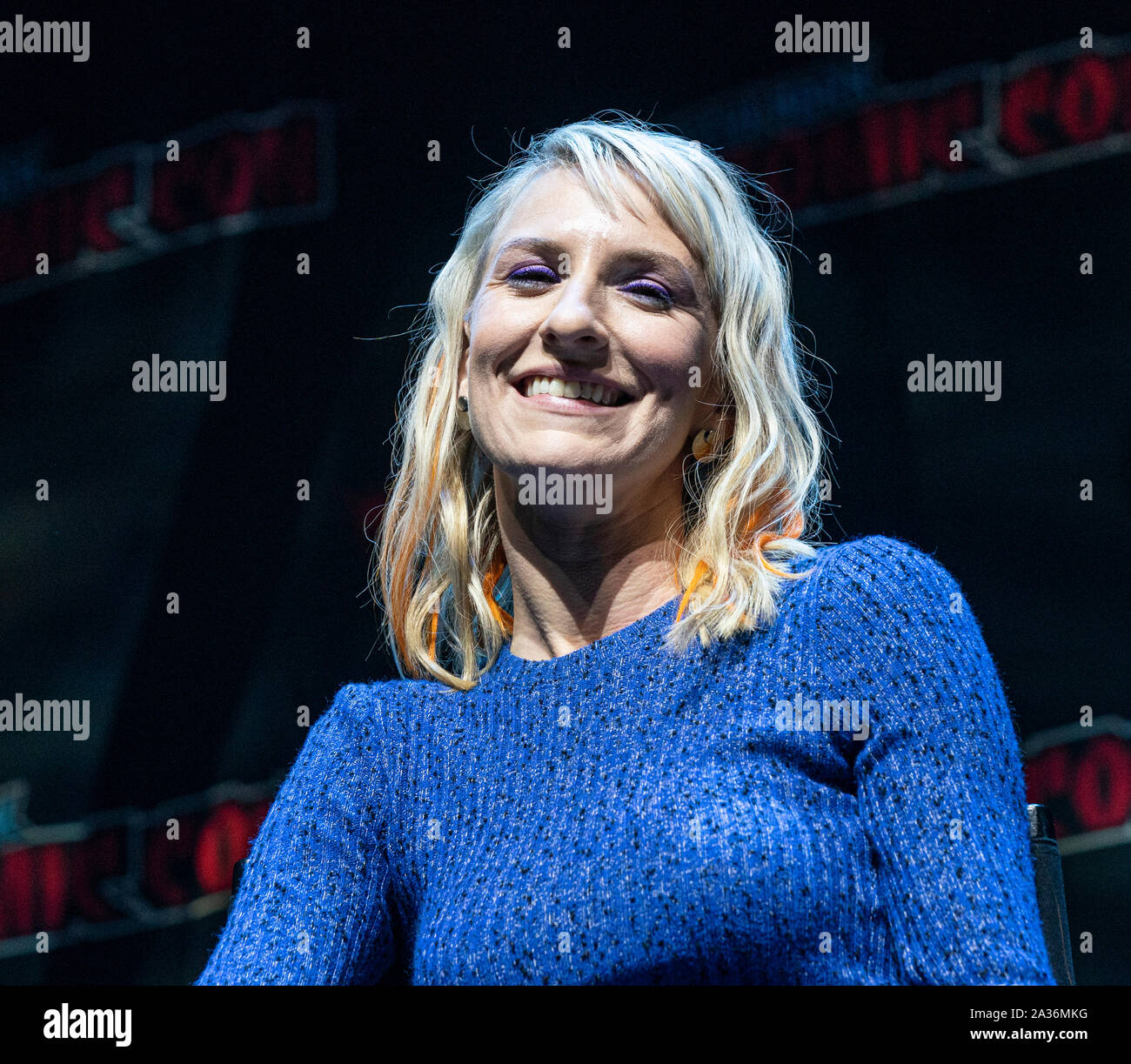New York, NY - October 5, 2019: Mickey Sumner attends panel for ...