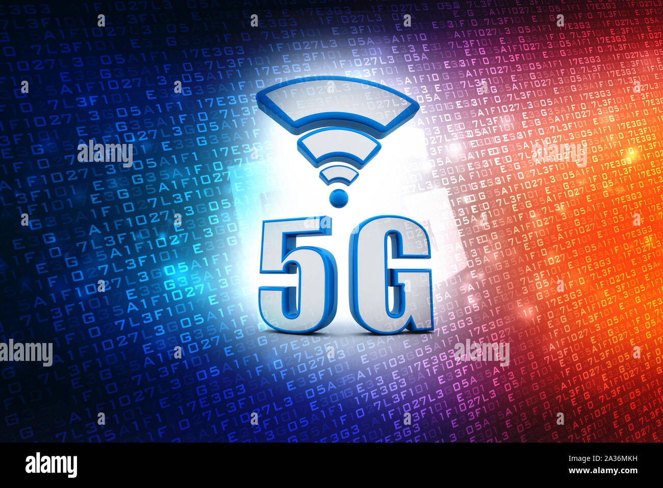 5G Network internet concept background, 5th generation of internet, 5G ...