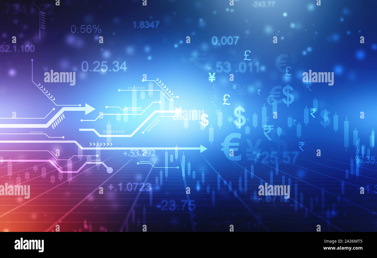 Money transfer. Global Currency. Stock Exchange, Financial Background ...