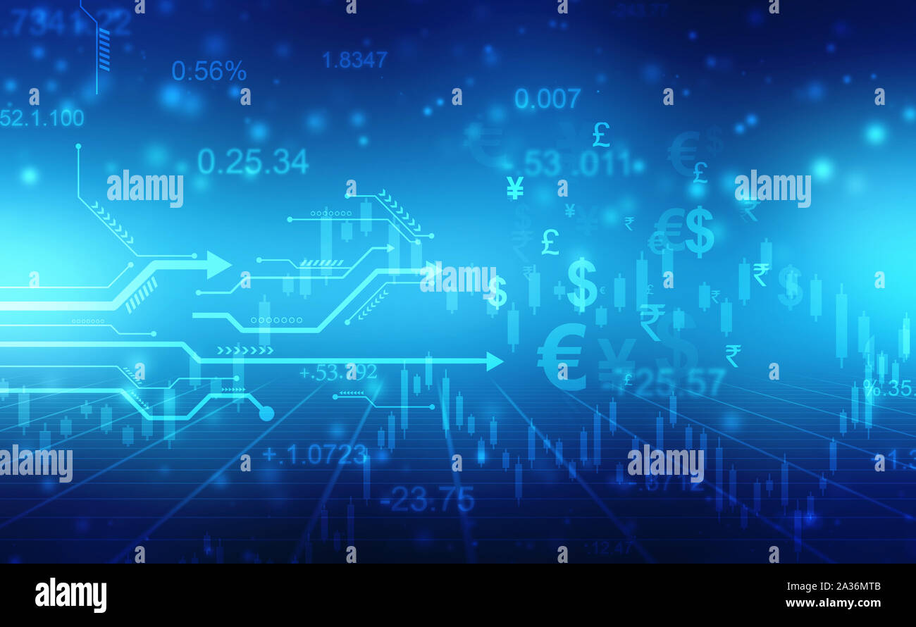 Money transfer. Global Currency. Stock Exchange, Financial Background ...