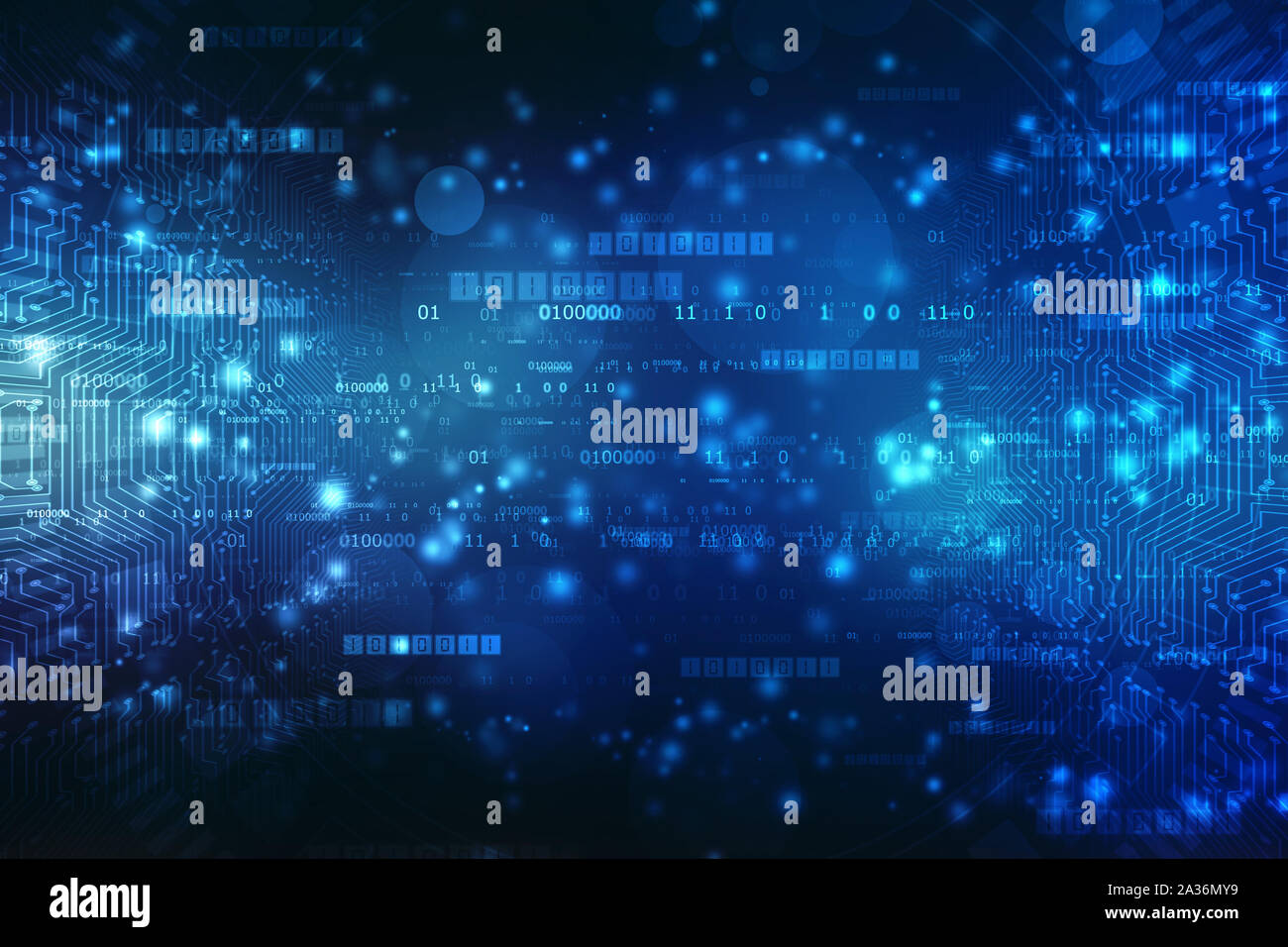 Binary Code Background, Digital Abstract technology background, Big ...