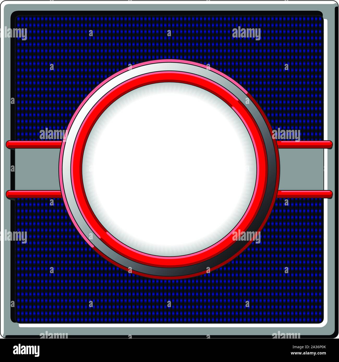 Chrome car grille Stock Vector Images - Alamy