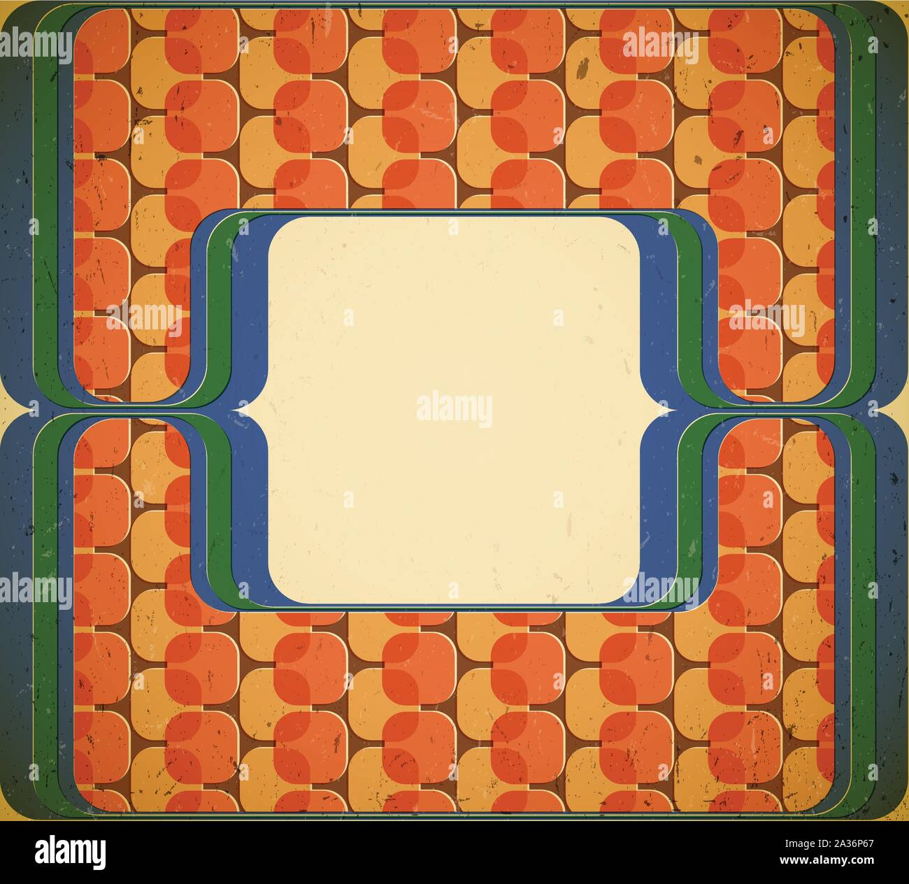 60s styled frame Stock Vector Image & Art - Alamy