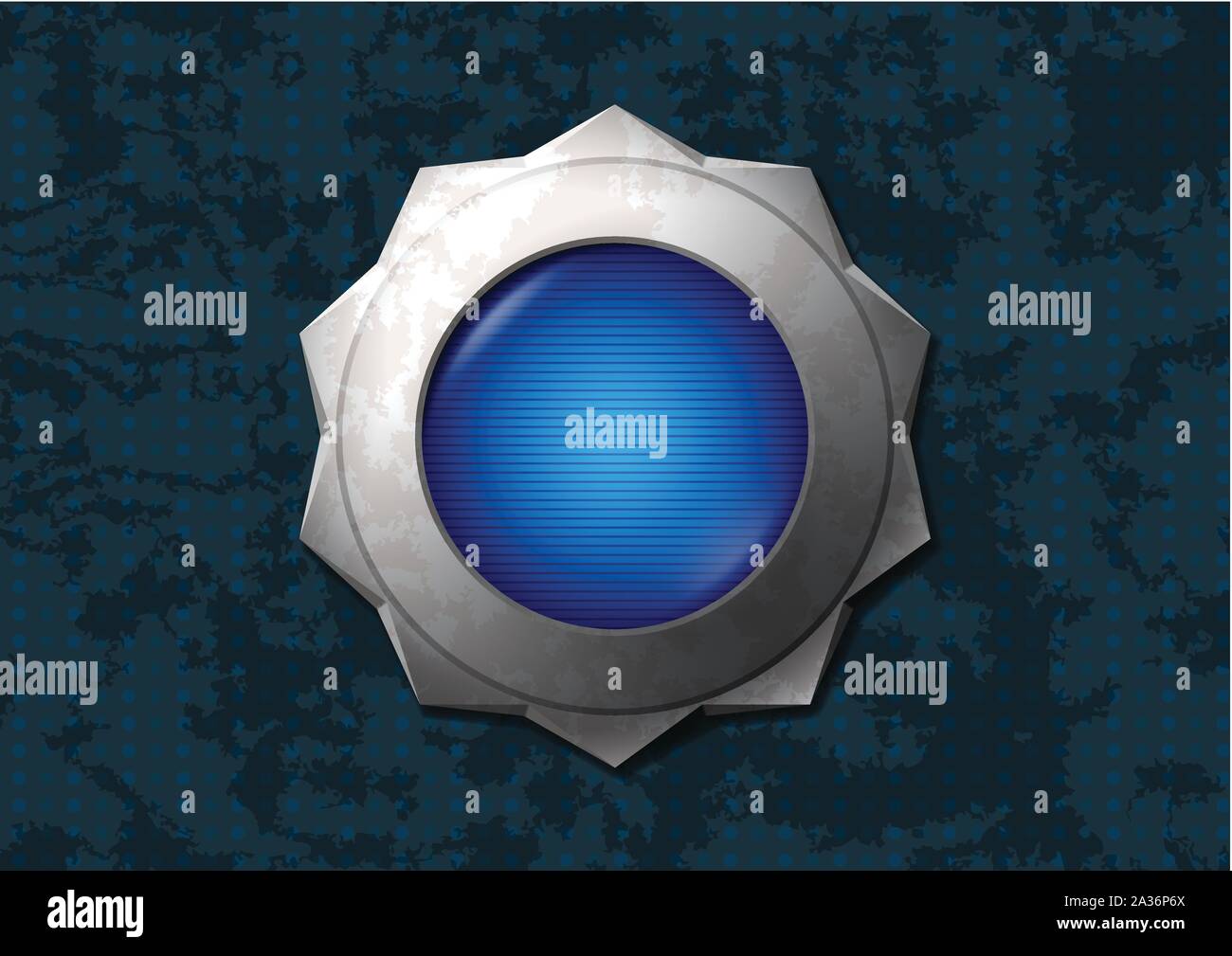 Shiny blue star button Stock Vector Image & Art - Alamy